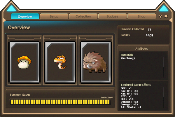 Familiars - MapleStory Wiki